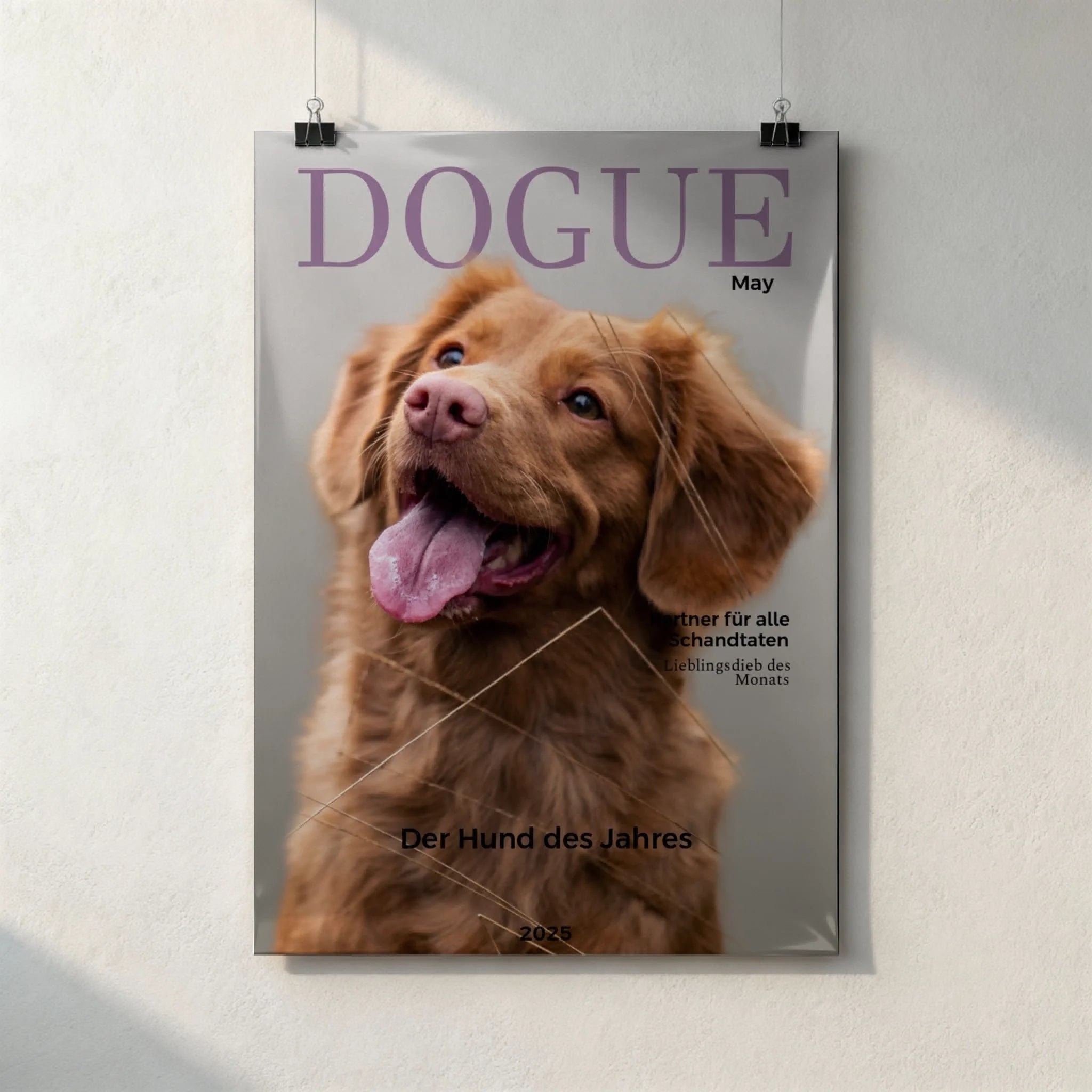 Dogue - Personalisiertes Poster – Luna Prints